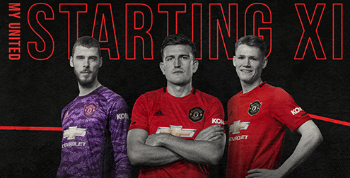 My United Starting XI