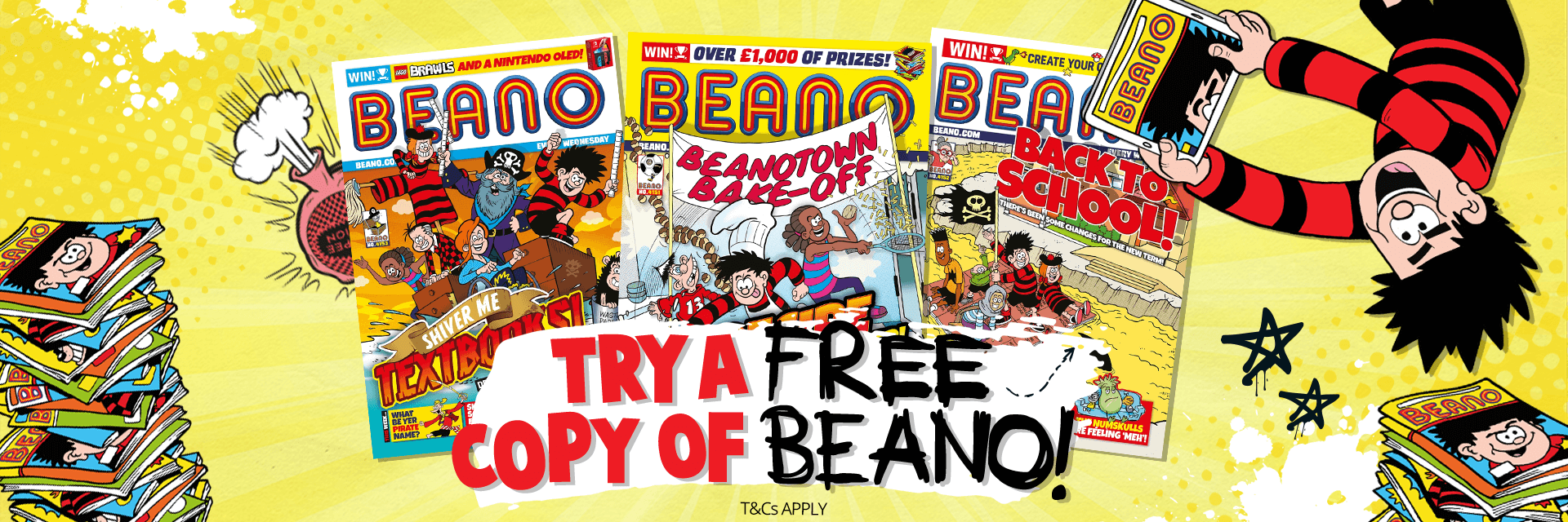 Claim Your Free Digital Issue | The Official Beano Shop