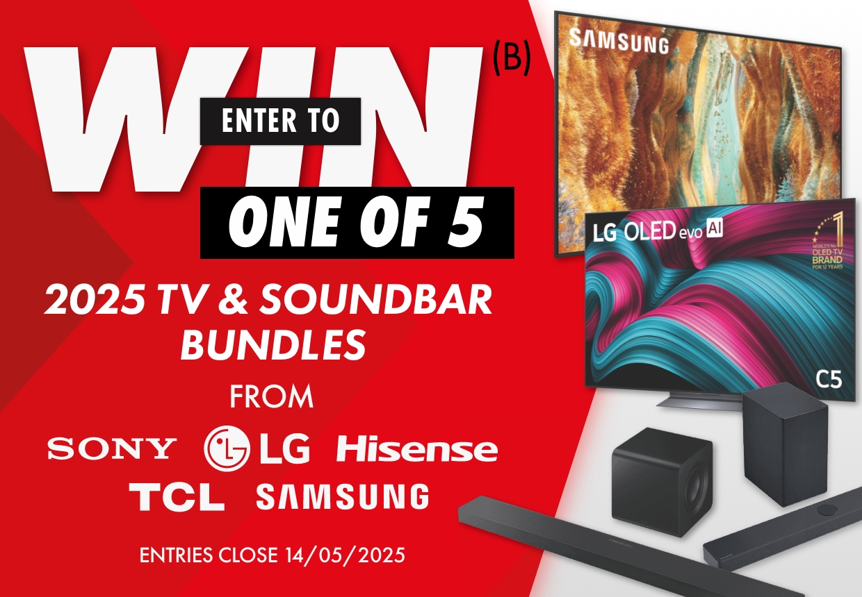 The Good Guys - Win one of five 2025 TV & Soundbar bundles